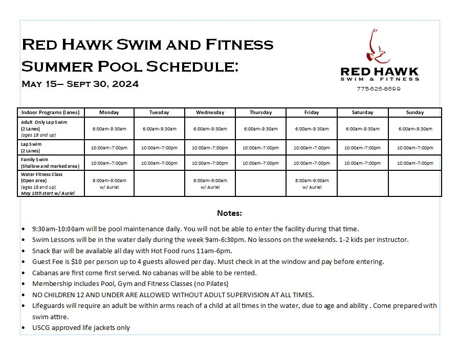Swim and Fitness Center - Red Hawk Golf and Resort - Lakes