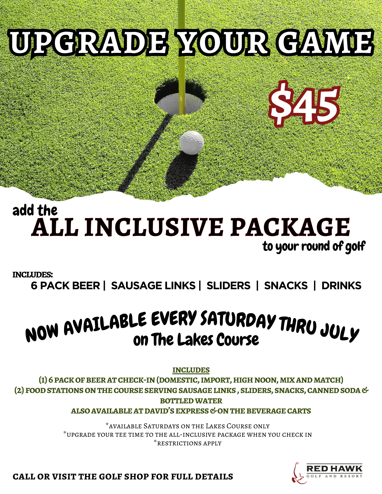 Events from July 25 – August 16