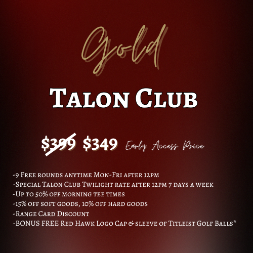 The Talon Club - Red Hawk Golf and Resort - Lakes