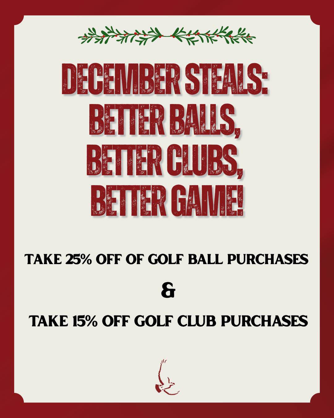 Holiday Specials - Red Hawk Golf and Resort